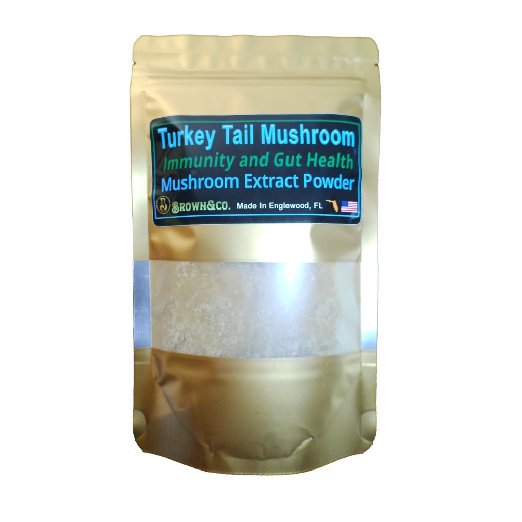 Turkey Tail Mushroom Extract Powder - Brown & Co